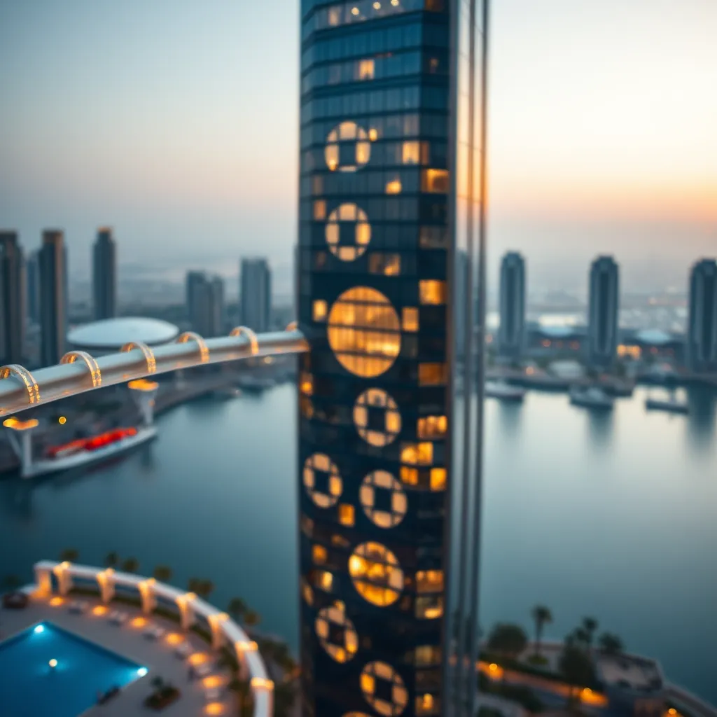 Exploring the Global Lake View Tower in Dubai